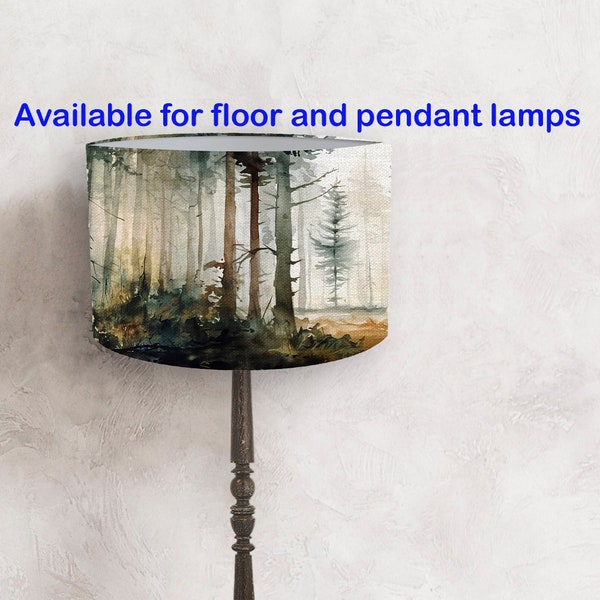 Woodland Lampshade - Etsy