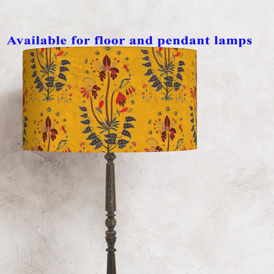 Mustard Lampshade for a Bohemian Lamp - Perfect for Your Lamp and ...