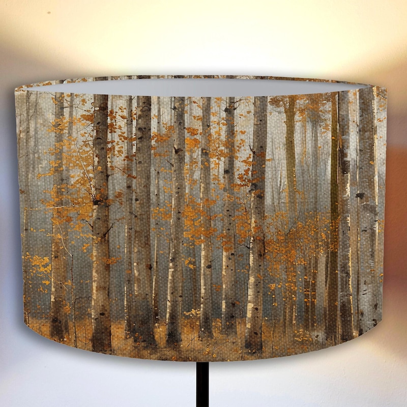 Birch Lamp Shade - Etsy