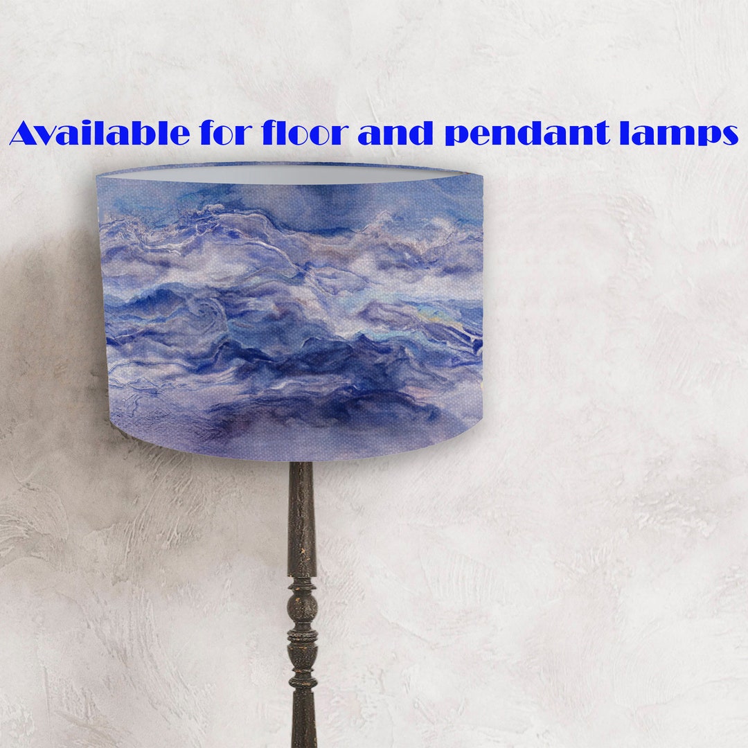 Lampshade for a Standing and Hanging Lamp - Mountains and Sky Perfect ...