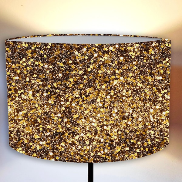 Gold Lampshade - Etsy