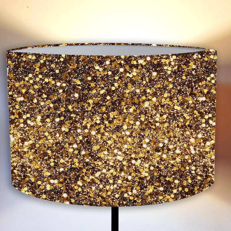Gold Lampshade - Etsy