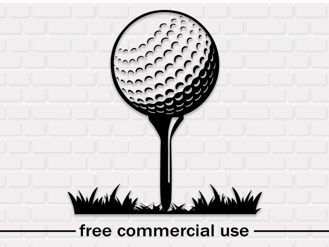 Golf Ball SVG, Golf Club and Ball SVG File, Golf Ball Svg Vector, Golf ...