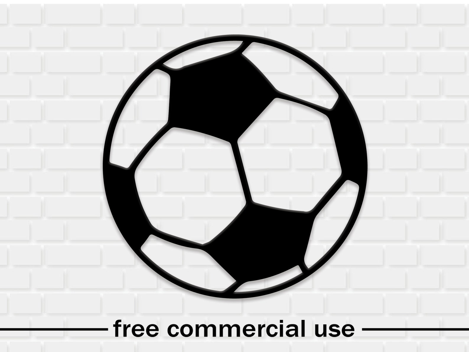 Soccer Ball Instant Download SVG, PNG, Digital Download, Free ...