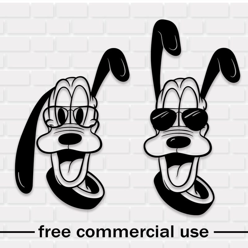 Goofy Outline - Etsy