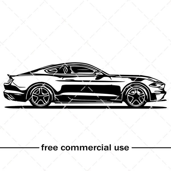 Mustang Svg - Etsy