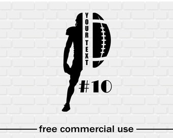 US Football Kicker Svg, Football Player Svg, Football Svg, Football ...