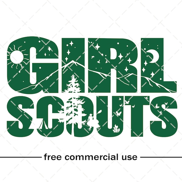 Girl Scout Svg - Etsy