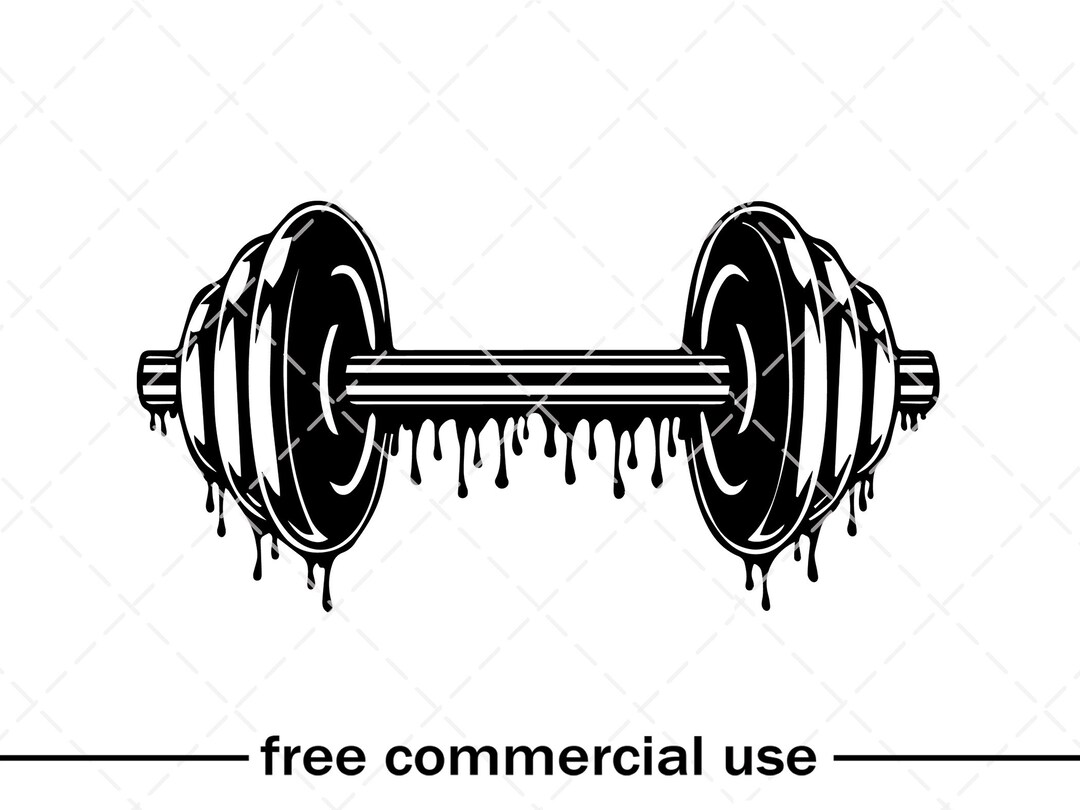 Dumbbell SVG, Crossfit SVG, Dumbbell Cut Files for Cricut, Barbell Svg ...
