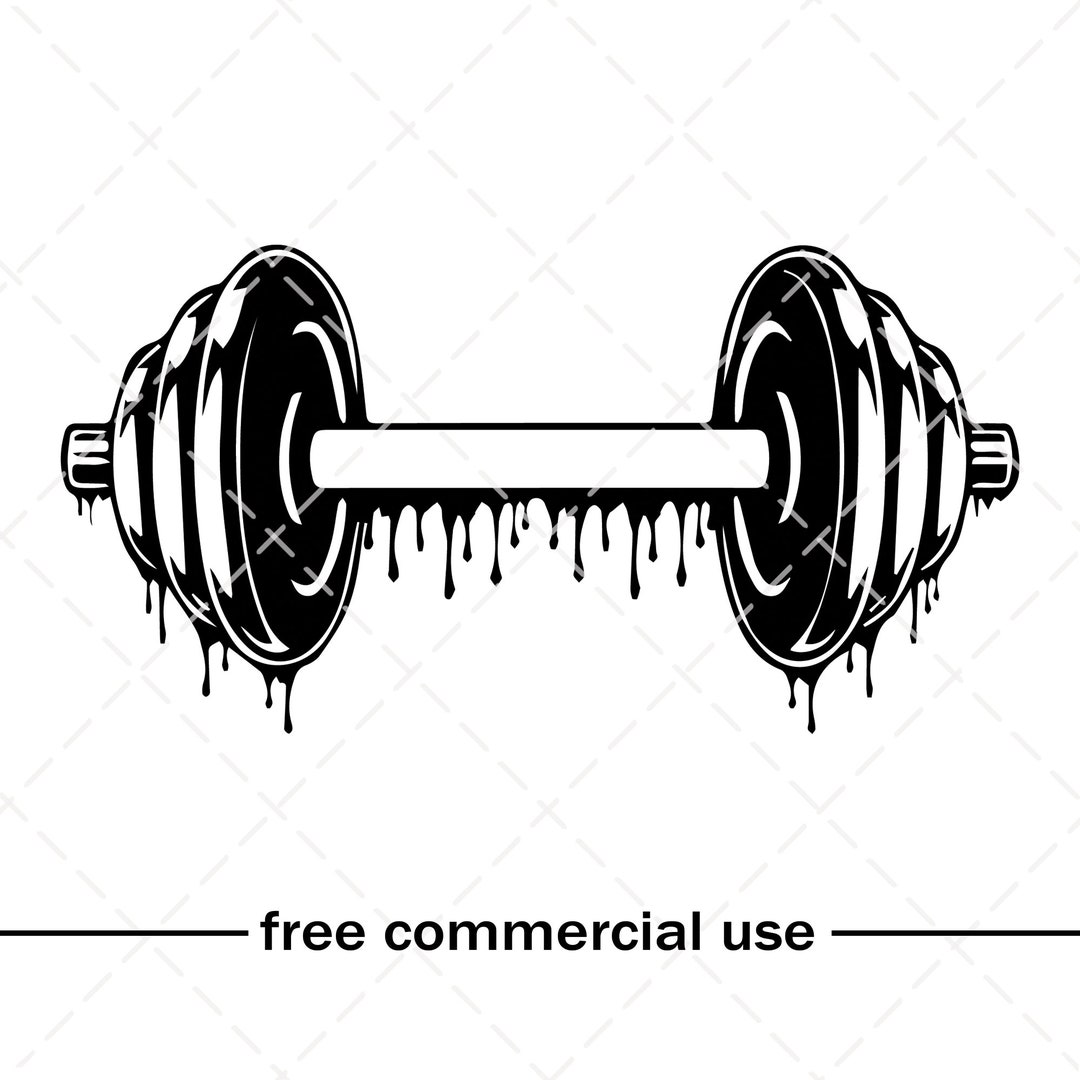 Dumbbell SVG, Crossfit SVG, Dumbbell Cut Files for Cricut, Barbell Svg ...