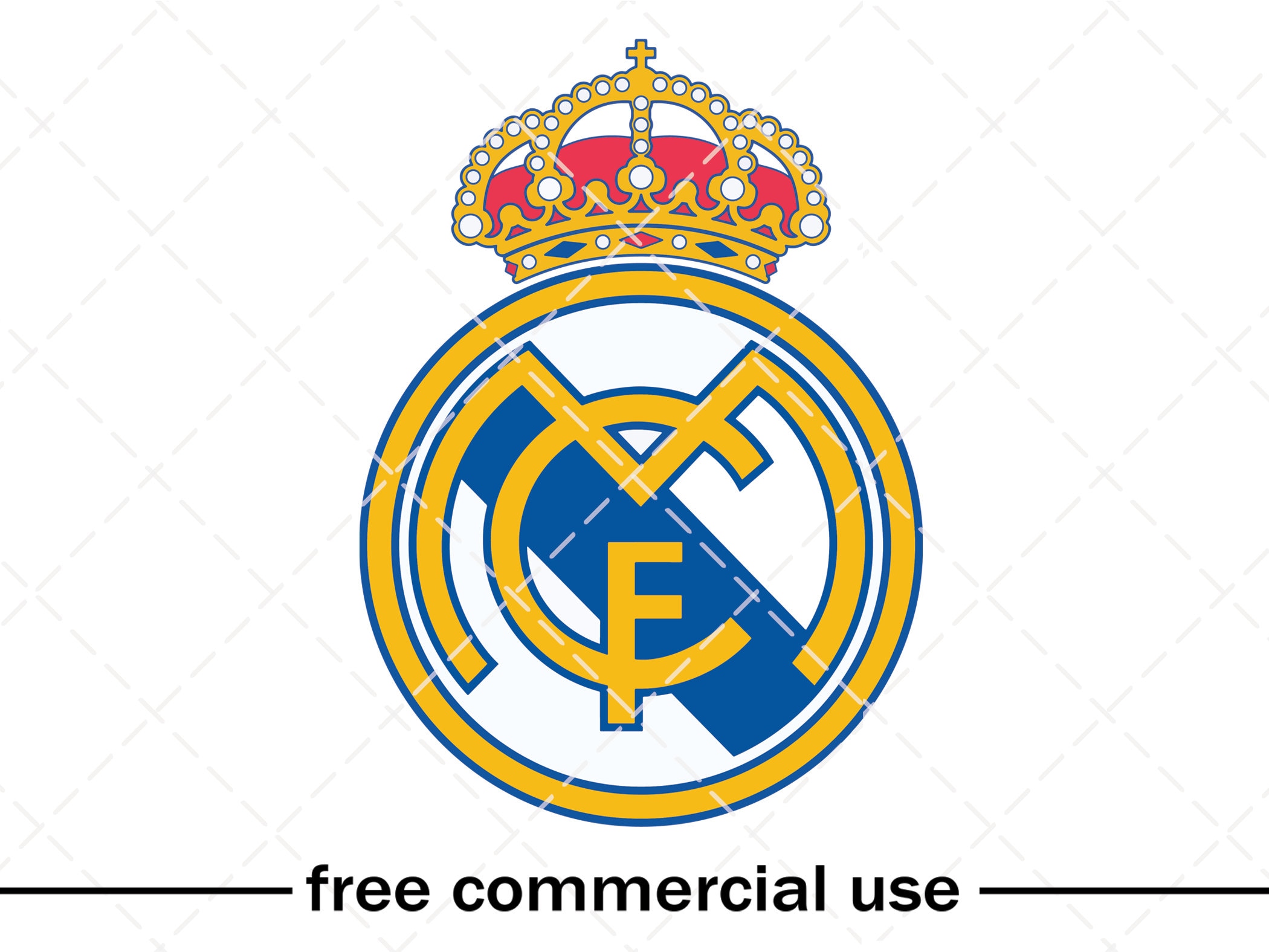 Real Madrid Logo, Download Only, Digital Fil, SVG, PNG, Free Commercial ...
