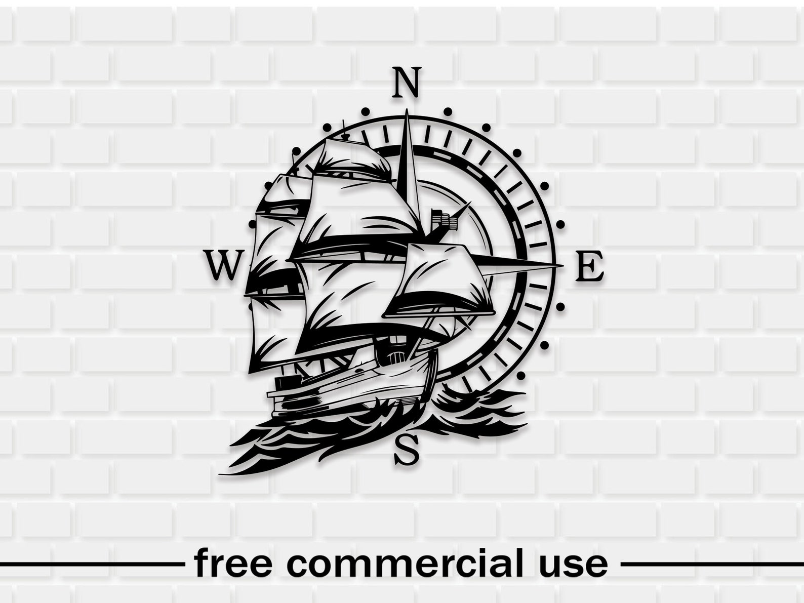 Ship Compass SVG , Ship SVG , Boat Svg , Compass Svg , Nautical Svg ...