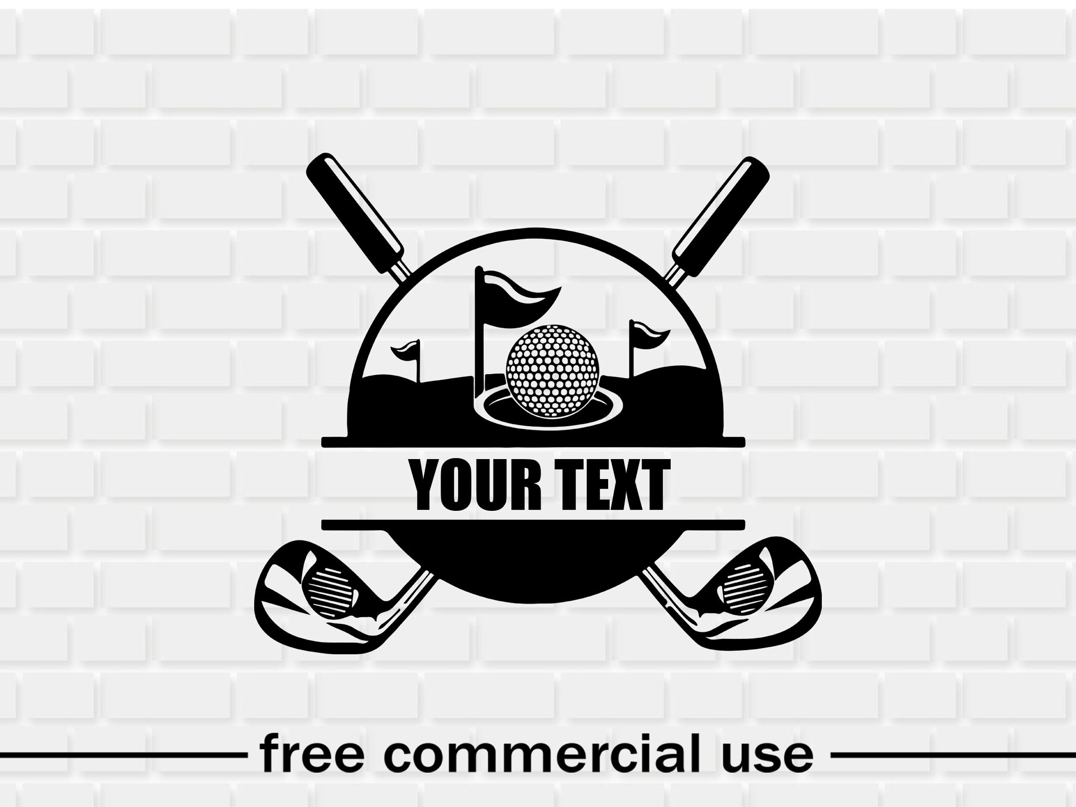 Golf SVG, Golf Name Frame SVG, Golf Ball Svg, Golf Clipart, Golf Cricut ...