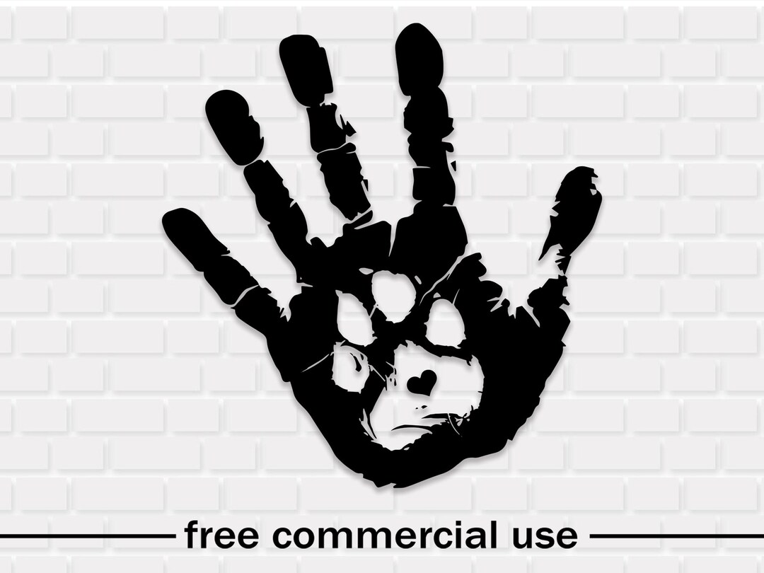 Dog Paw in Human Hand Print SVG PNG, Paw and Hand Svg, Hand Svg, Dog ...