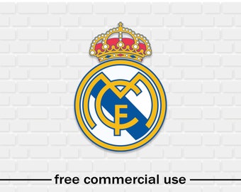 Real Madrid Logo | Digital File | Download Only | SVG, PNG - Etsy