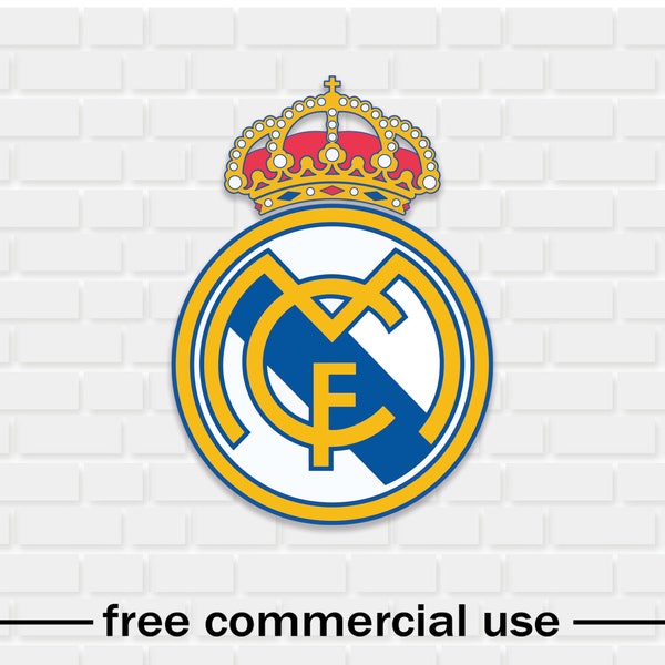 Real Madrid Sticker Svg - Etsy