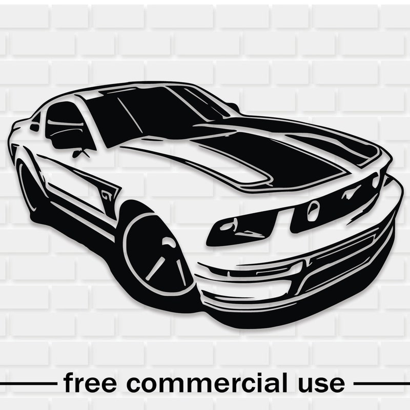 Mustang Svg - Etsy