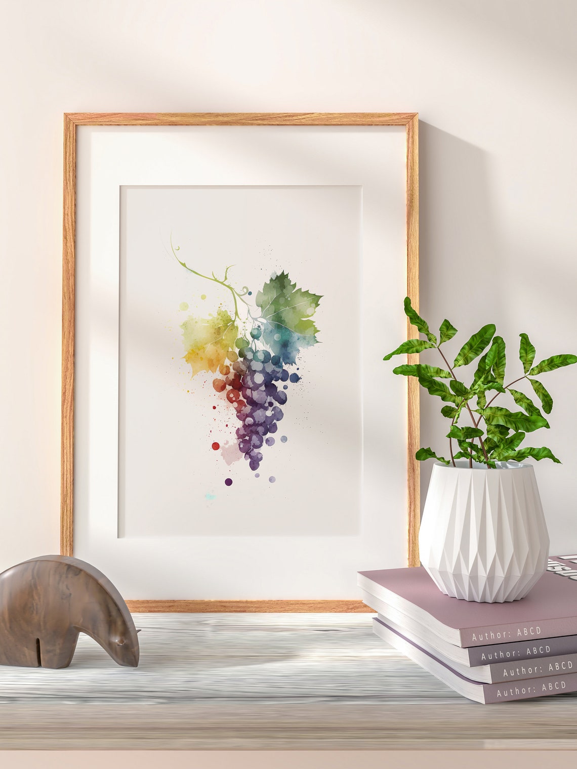 Grapes Print | Watercolor | Digital Download | Original Art | Fruit ...