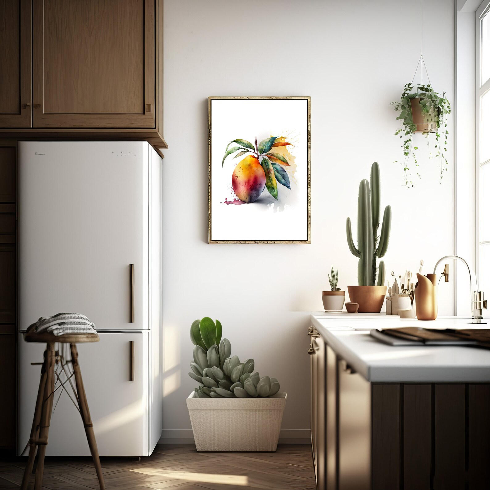 Mango Print | Watercolor | Digital Download | Digital Art | Fruit Art ...