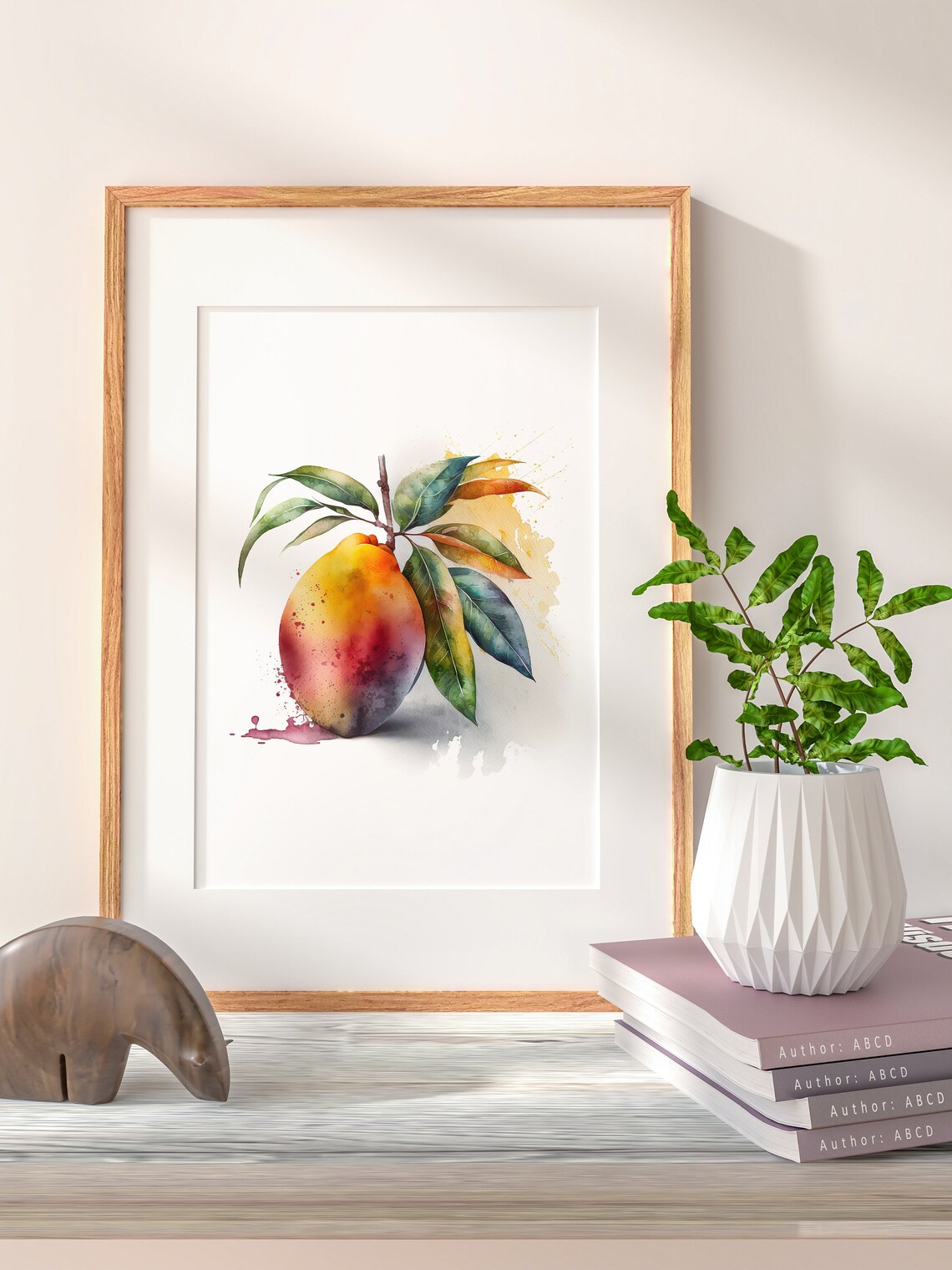 Mango Print | Watercolor | Digital Download | Digital Art | Fruit Art ...