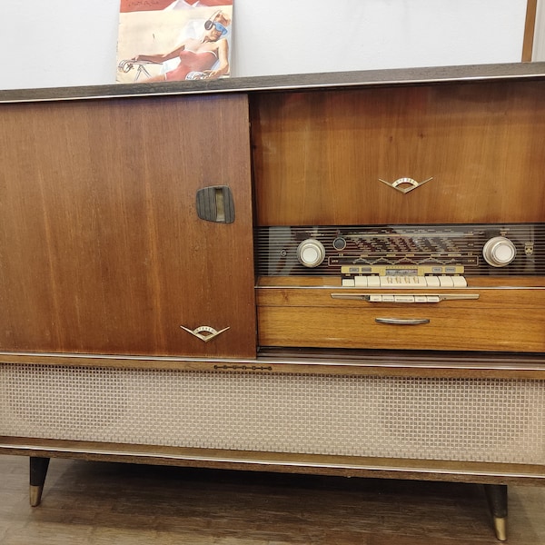 Vintage Stereo Cabinet - Etsy