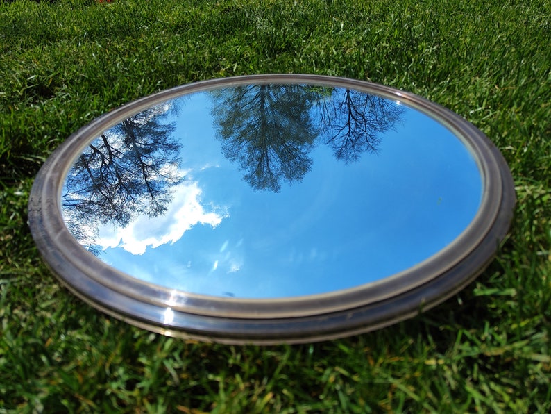 Vintage Smoked Plastic Mirror/mid Century Modern Mirror/retro Mirror ...