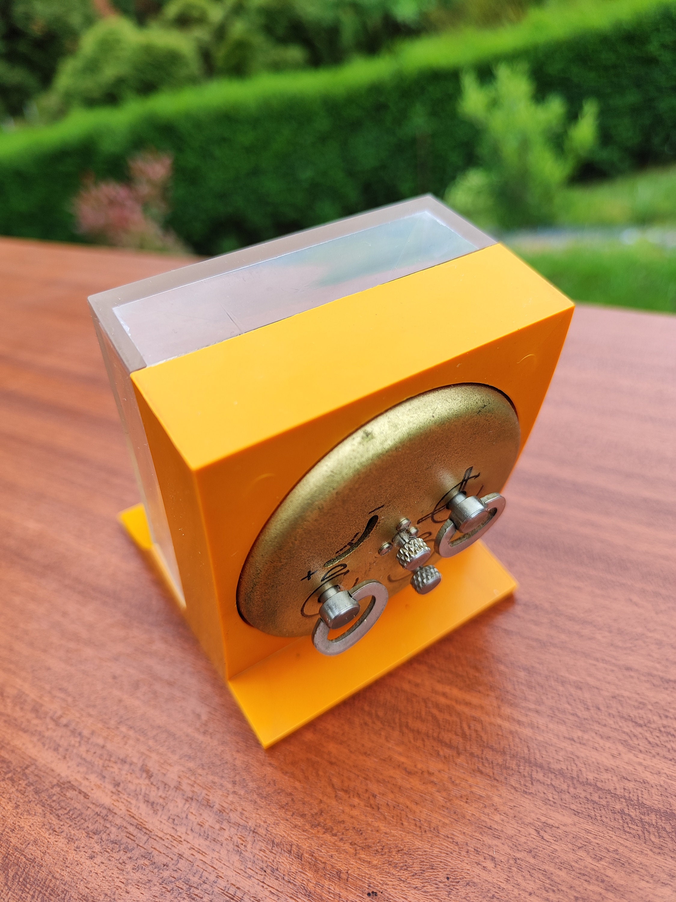 1970s Alarm Clock, Made in Yugoslavia / 70s Space Age Table Clock ...