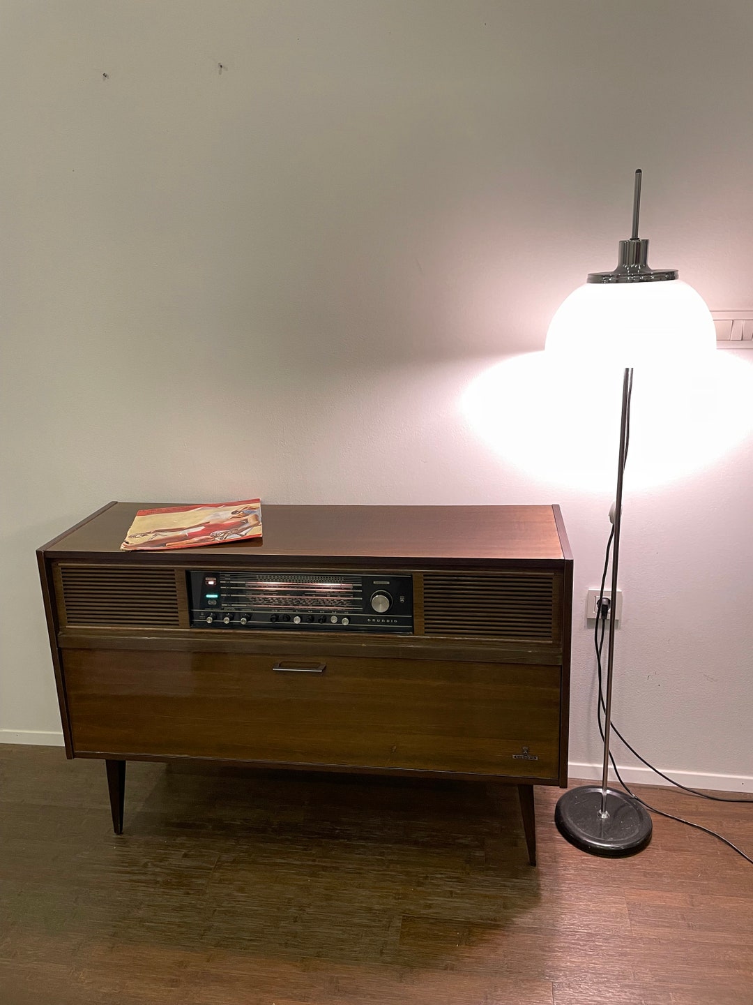 Vintage Grundig Radio and Record Player Cabinet / Vintage HI FI ...