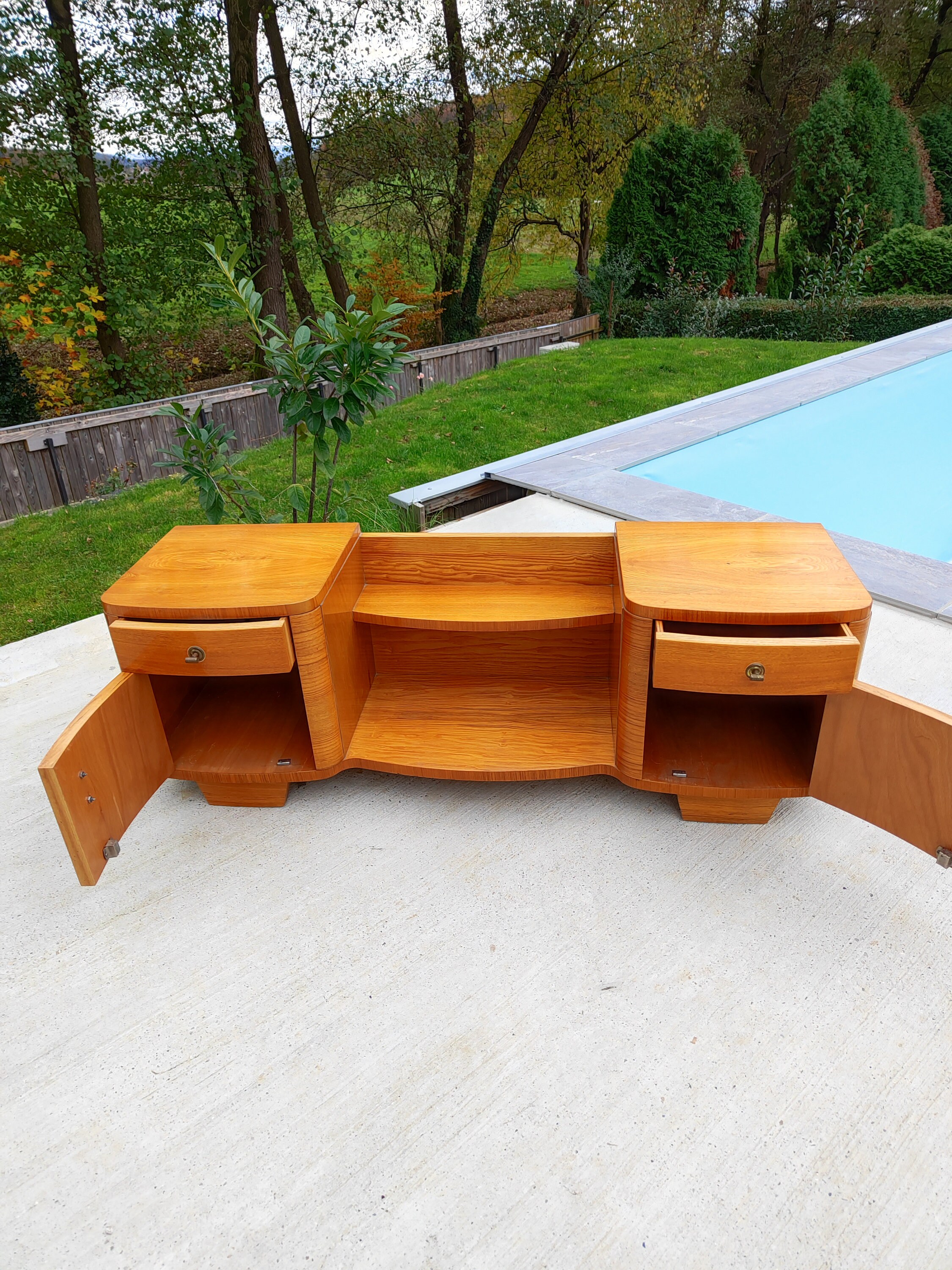 Art Deco Sideboard/retro Side Table/vintage Console/cabinet/1960s ...