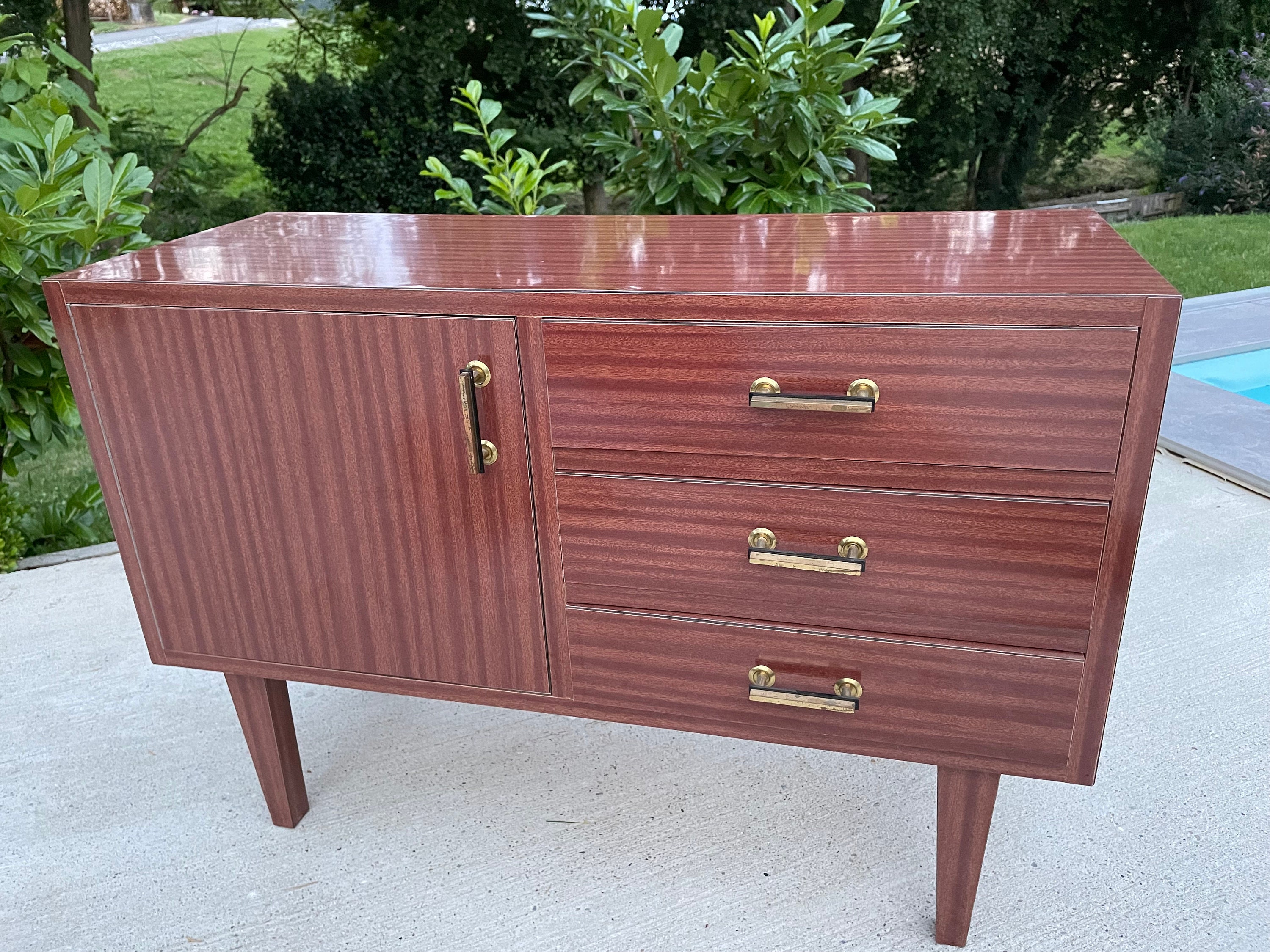 Vintage Sideboard / Cabinet Sideboard / 1950s / Retro Sideboard / Retro ...