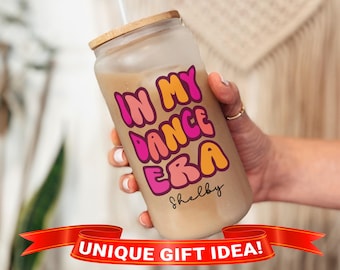 Personalized Dance Glass Tumbler Custom Dance Teacher Iced Coffee Cup ...
