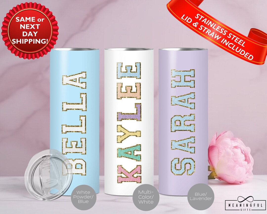 Varsity Letter Tumbler, High School Graduation Gift for Her, Teenage ...