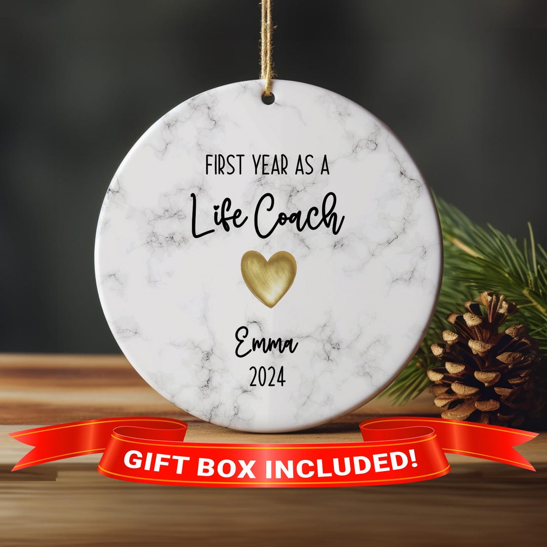 Life Coach Ornament, Life Coach Gifts, Personalized Life Coach ...