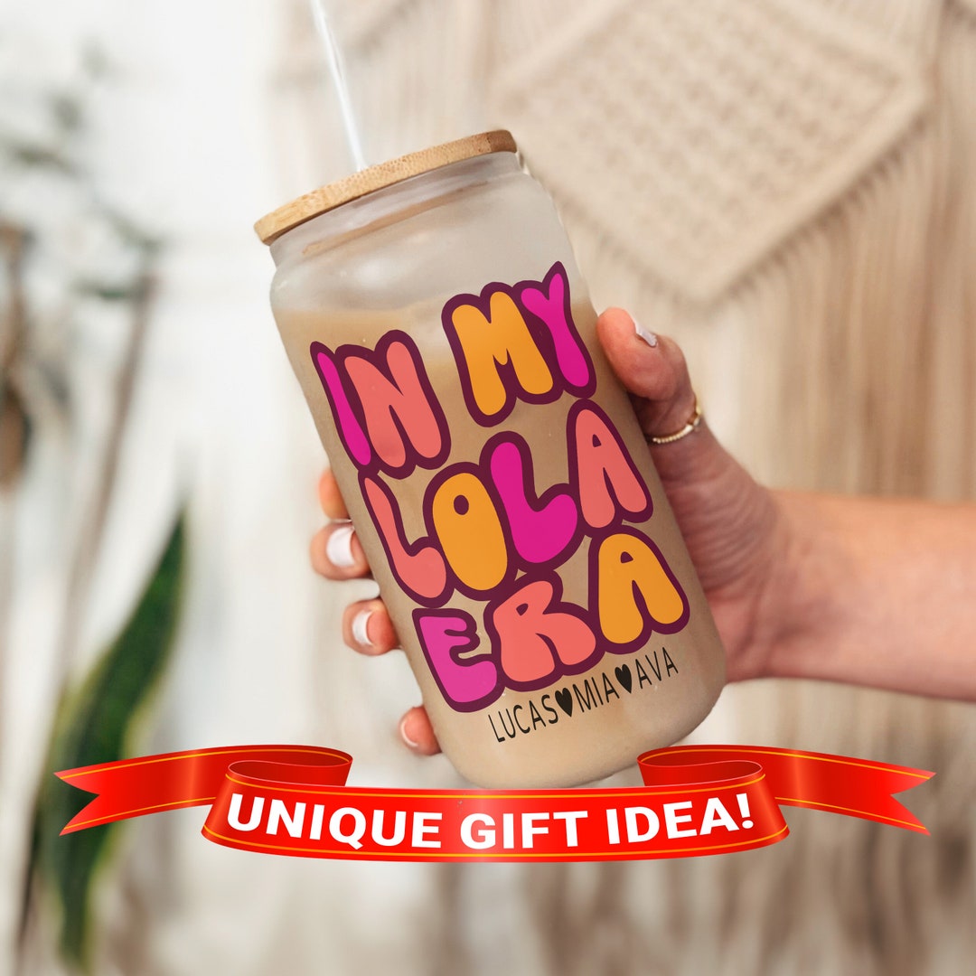 Lola Glass Tumbler, Grandma Gift, Lola Gift, Grandmother Gift, Filipino ...