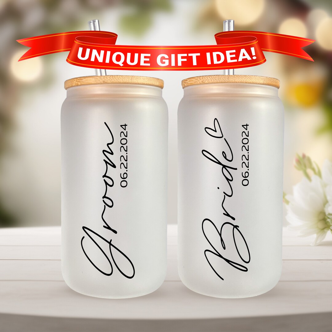 Personalized Wedding Cups,bridal Shower Gift,engagement Gift for Couple ...