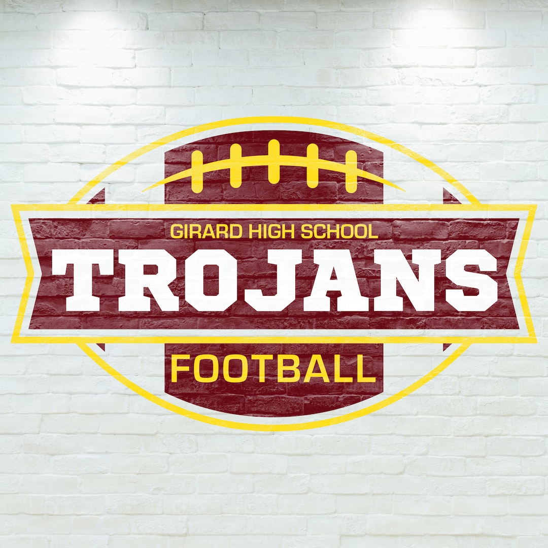 Girard High School Football SVG - Etsy