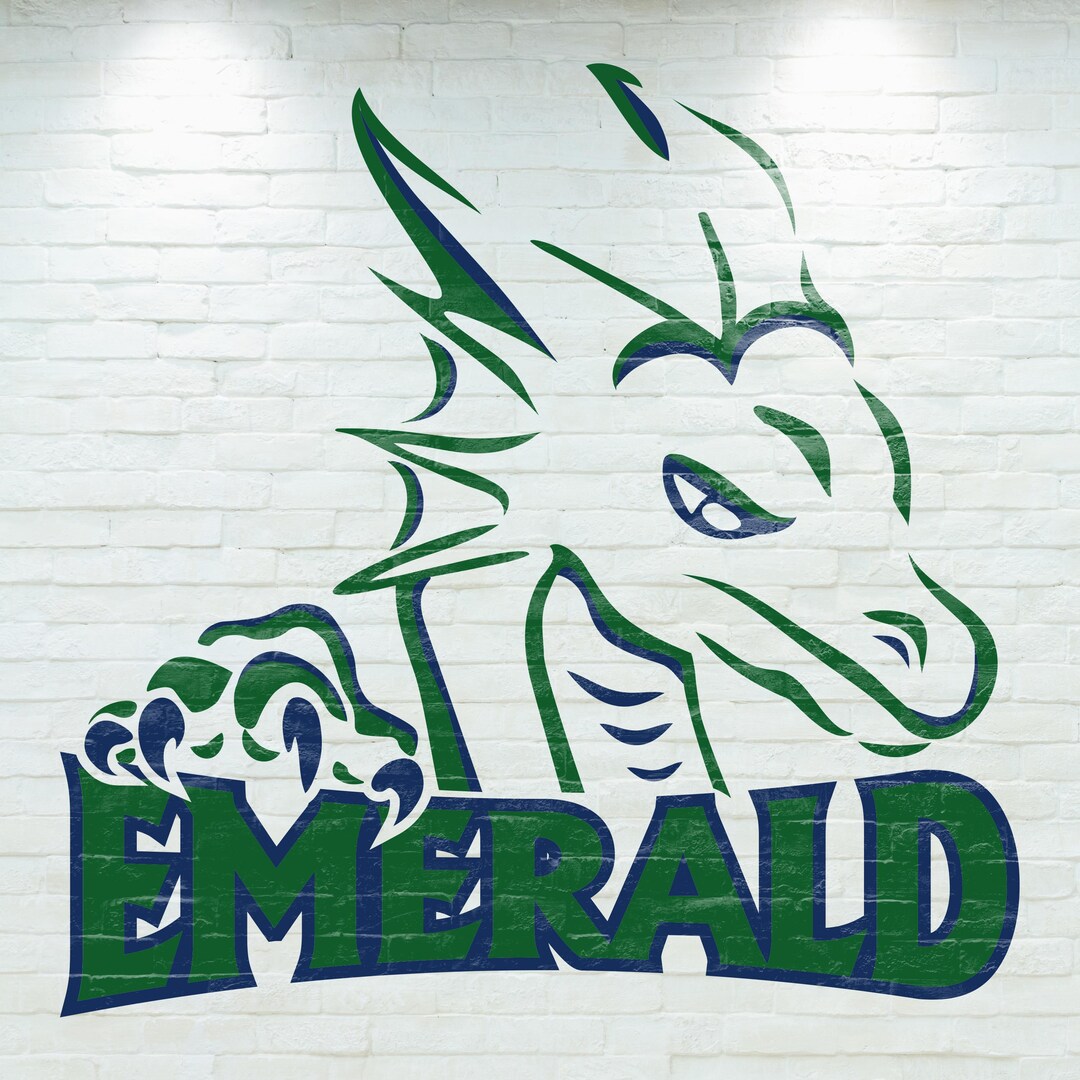 EMERALD DRAGONS - SVG - Cut Ready - Etsy
