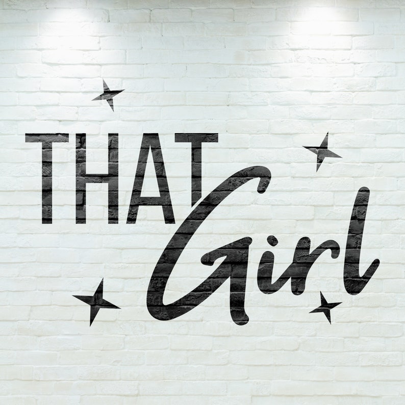 That Girl SVG - Etsy