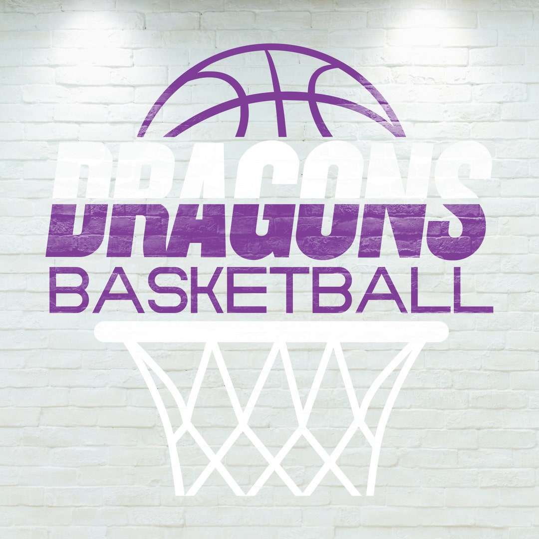 Dragons Basketball SVG - Etsy