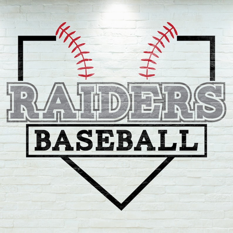 Raiders Baseball Home Plate - Etsy