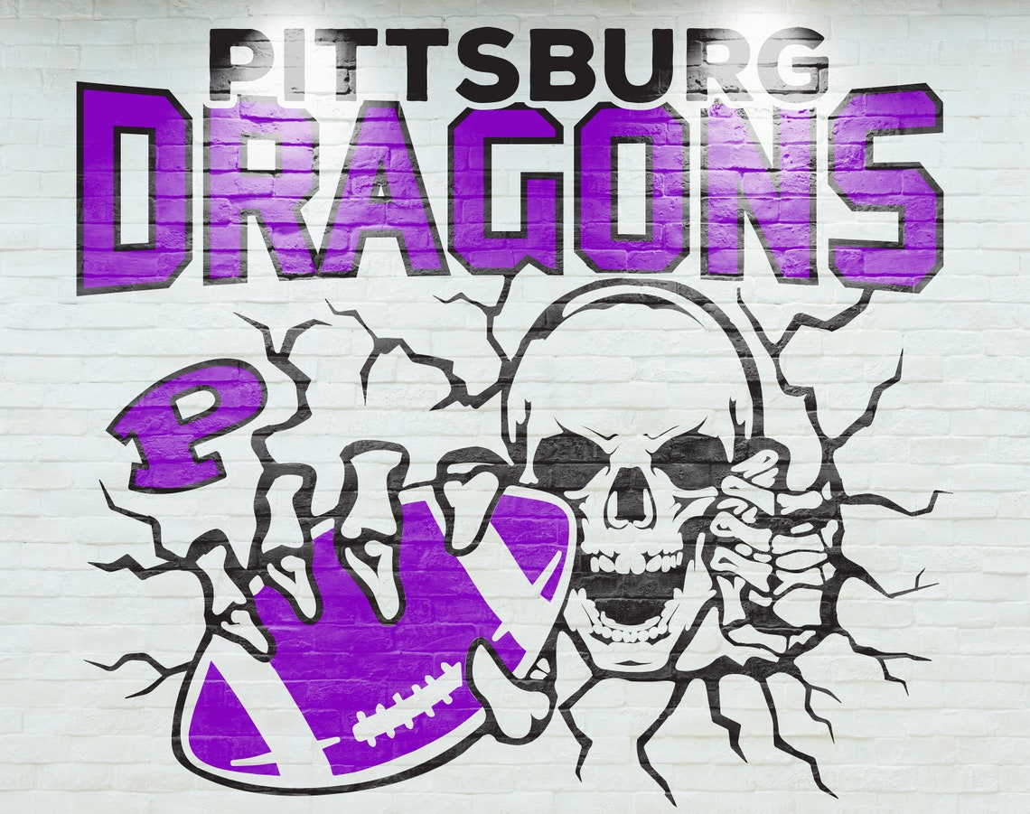 PHS Purple Dragons SVG - Etsy