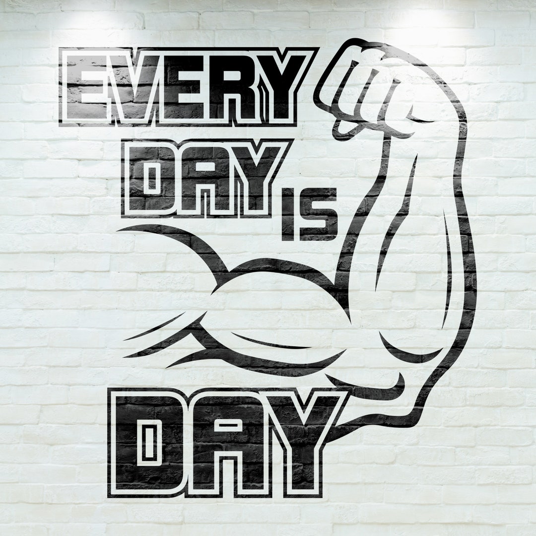 Every Day is Arm/biceps Day SVG - Etsy