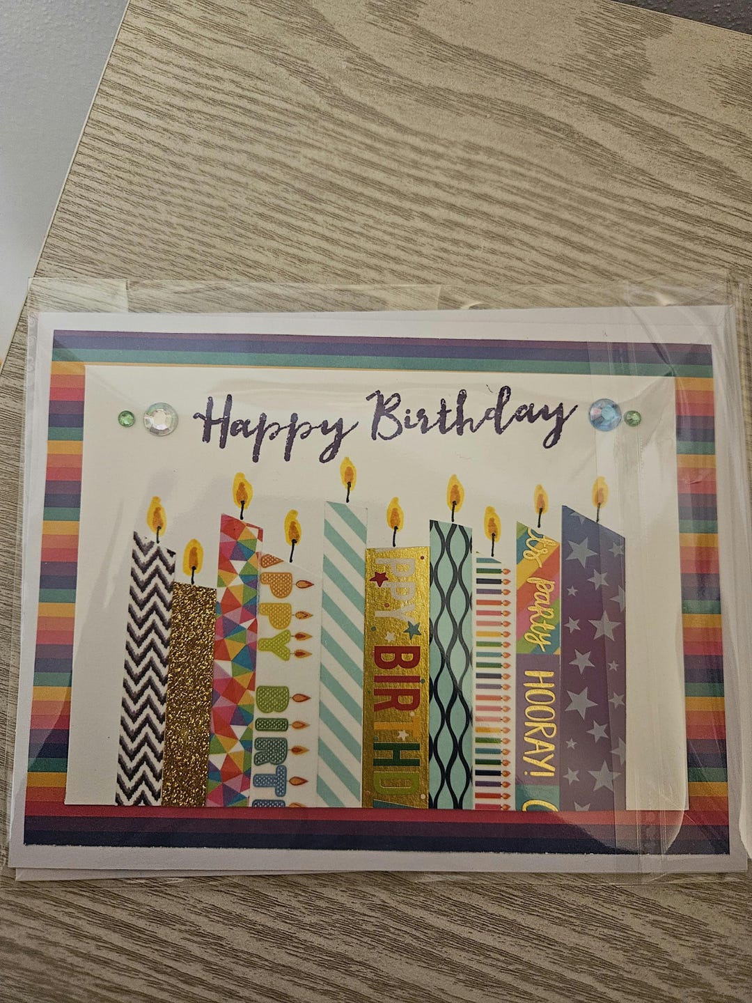 Candle Birthday Card - Etsy