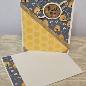 Bee Thank You Card - Etsy