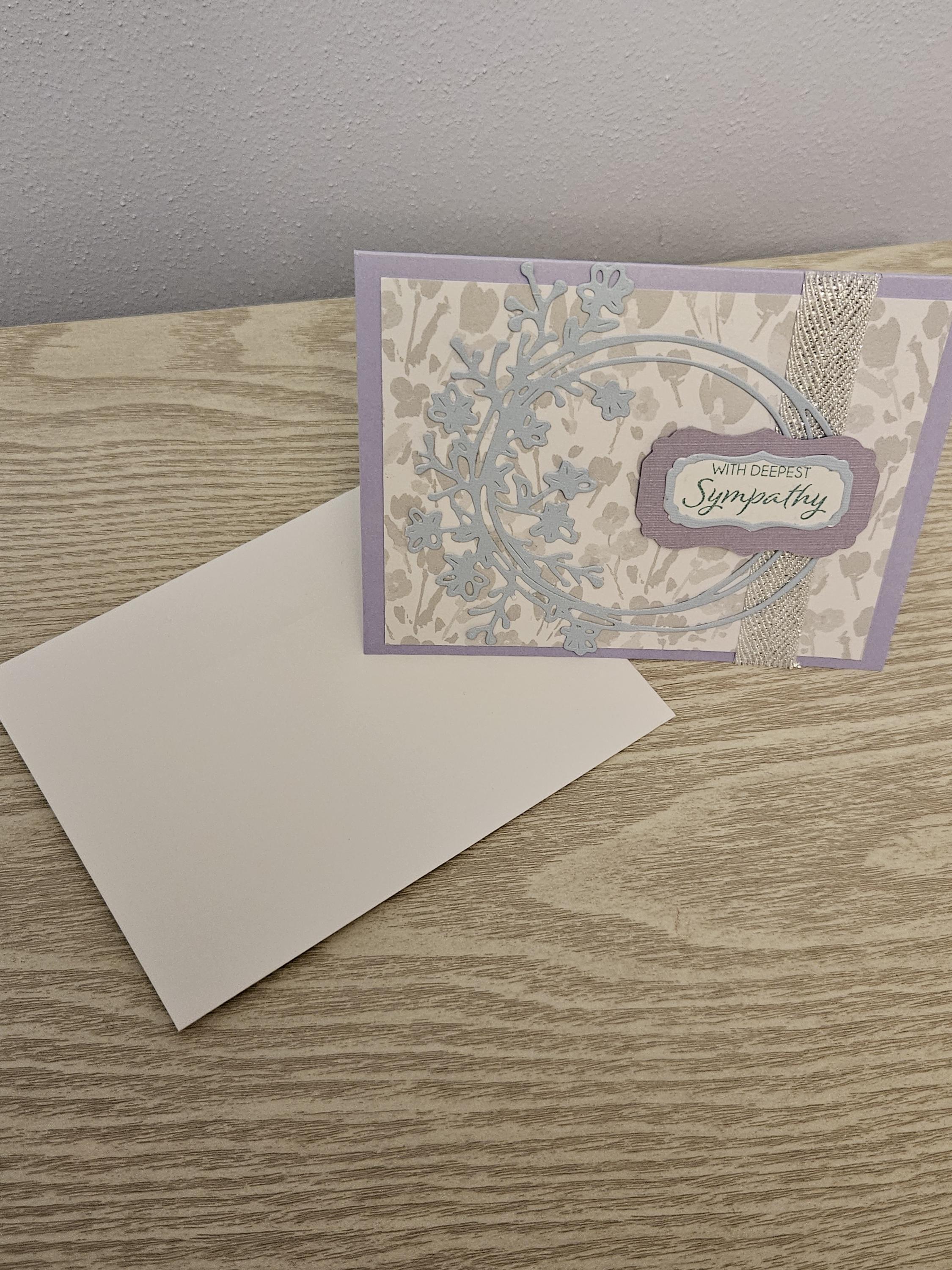 Flower Sympathy Card - Etsy