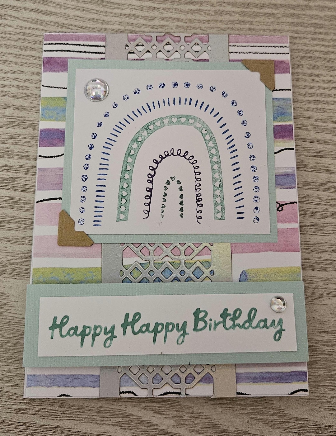 Rainbow Birthday Card - Etsy
