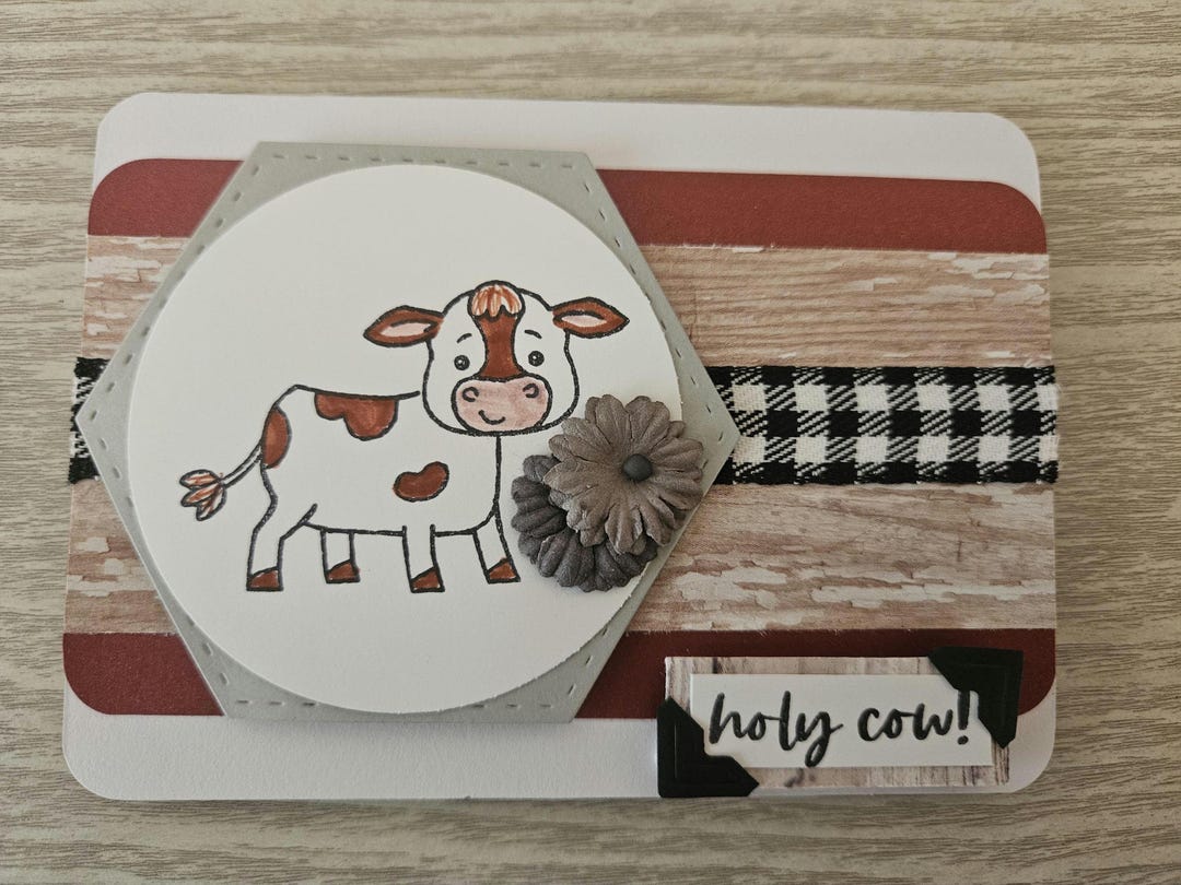 Holy Cow Birthday Card - Etsy