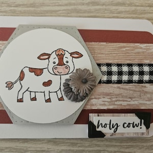 Holy Cow Birthday Card - Etsy