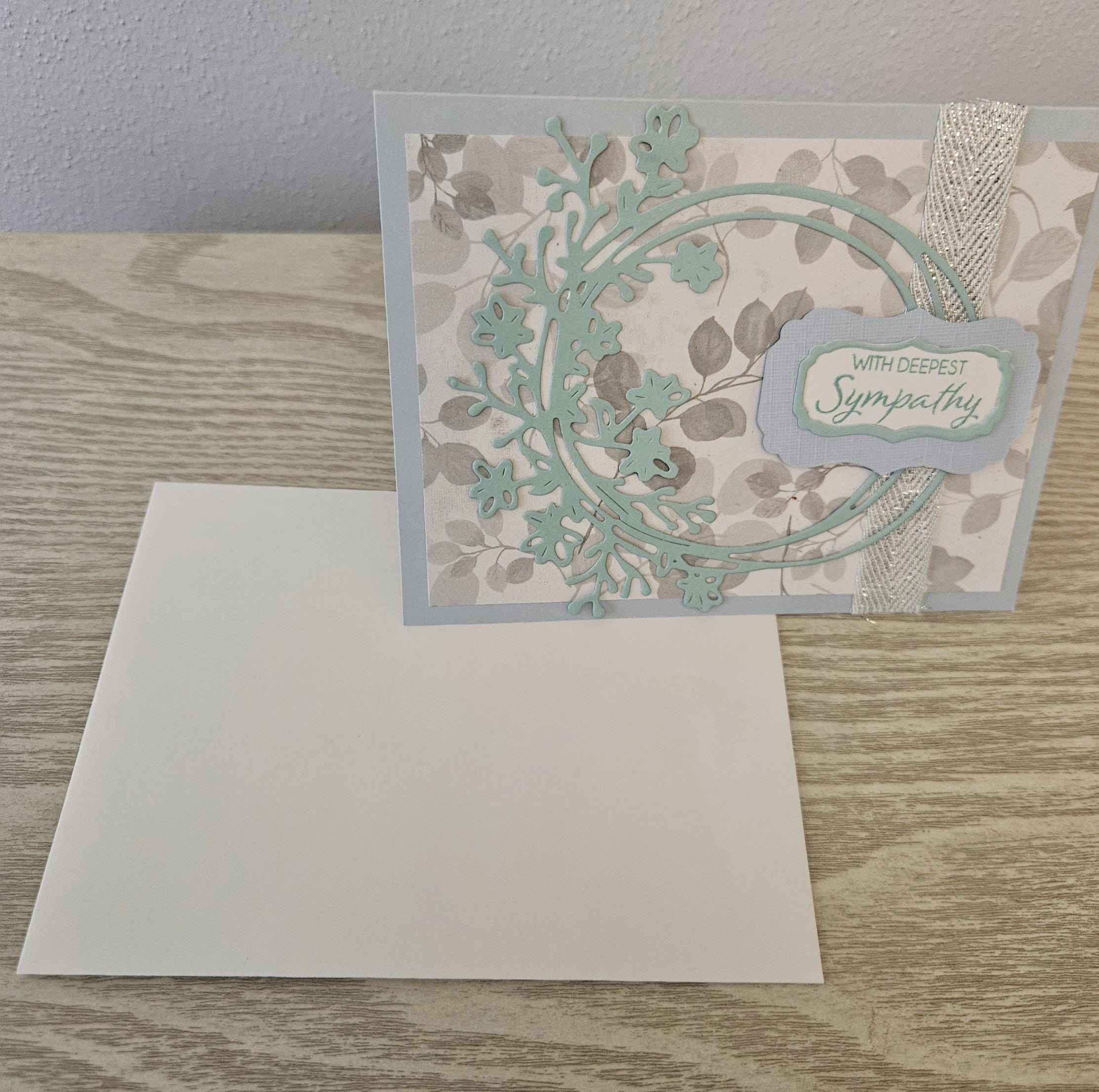 Flower Sympathy Card - Etsy