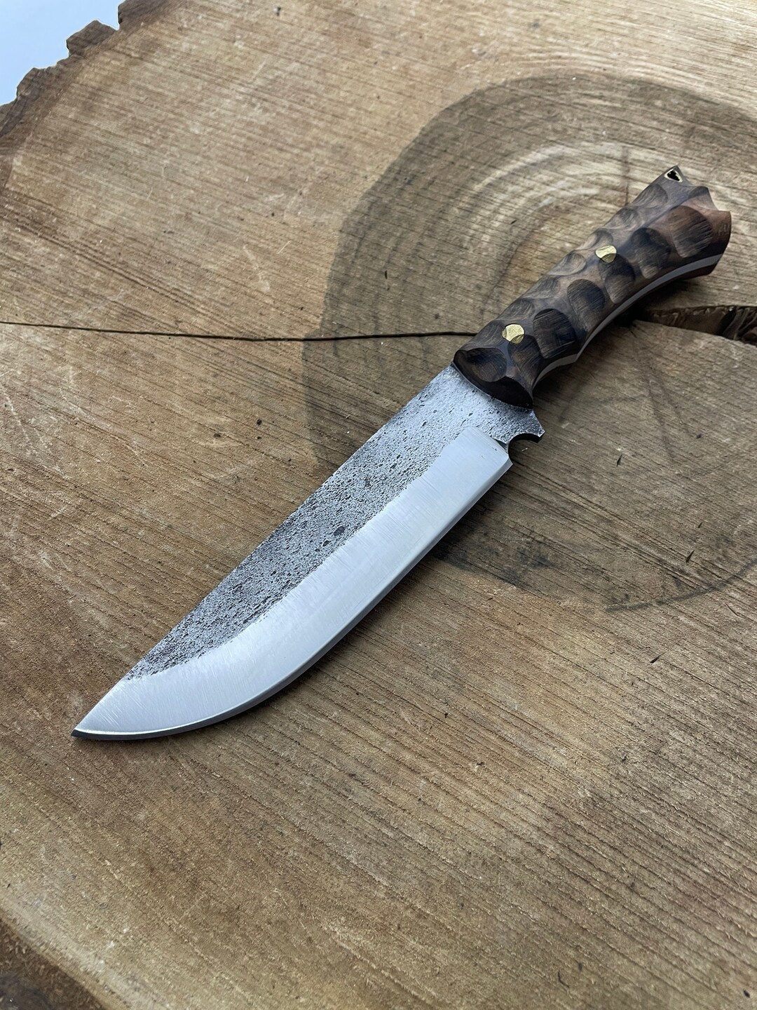 Handmade Full Tang Blade Forged Steel Hunting Knife Survival Knive ...